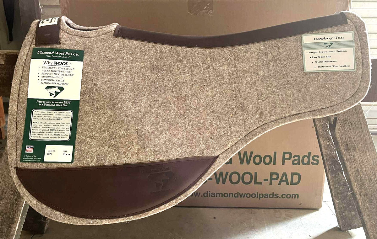 Cowboy Tan Endurance Round – Diamond Wool Pad Co Aus